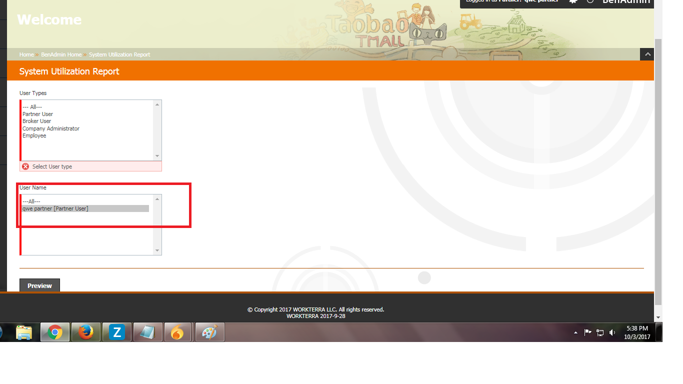 Wt 11395 Lb Quick Links System Utilization Report After Deselecting All User Type User